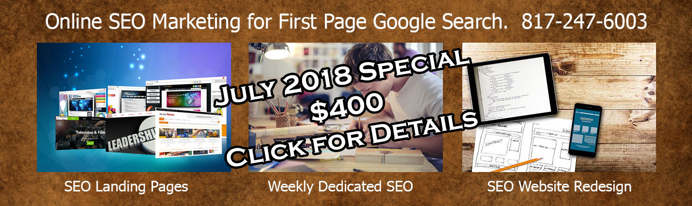 DFW Website Designers - 817.247.6003 - Dallas Web Development Company