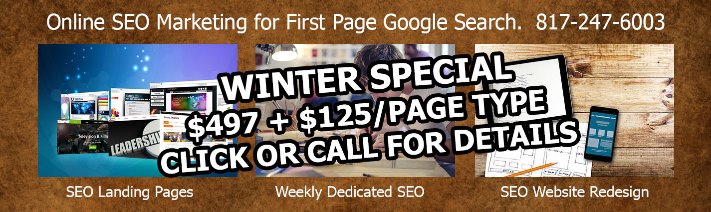 DFW Website Designers - 817.247.6003 - Dallas Web Development Company